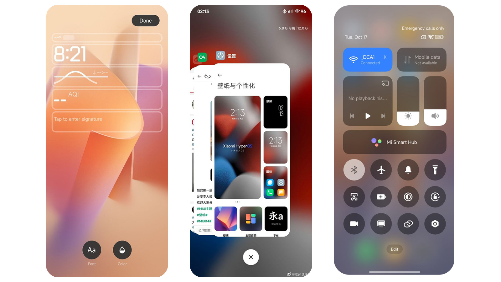 Những hình ảnh đầu tiên về HyperOS - Dr. Táo Store - Hệ thống Apple ...